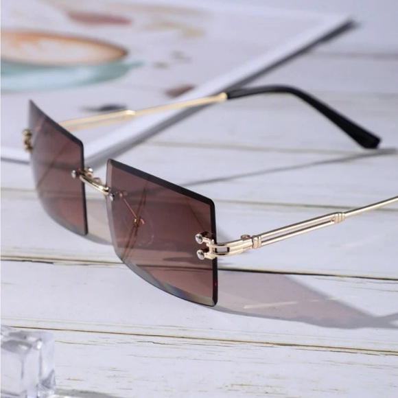 Accessories | Vintage Rimless Sunglasses | Poshmark